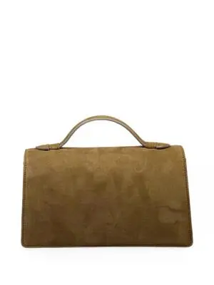 AMATO DANIELE Queen Altrove Suede Chain-link Crossbody Bag