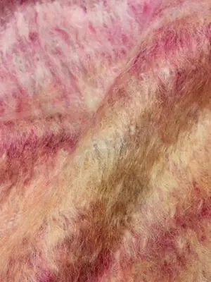 Acne Studios Fringed Mohair Scarf - Pink