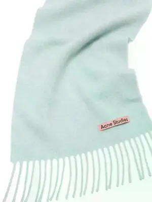 Acne Studios Fringe Wool Scarf Skinny