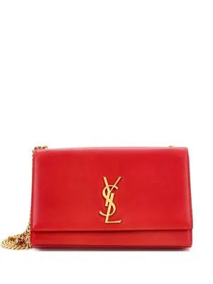 Saint Laurent Classic Monogram Grainy Leather Medium Crossbody Bag