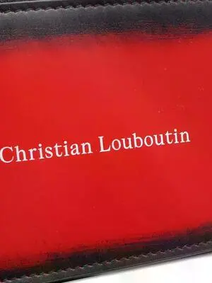 CHRISTIAN LOUBOUTIN 2020s Canopy Leather Coin Purse