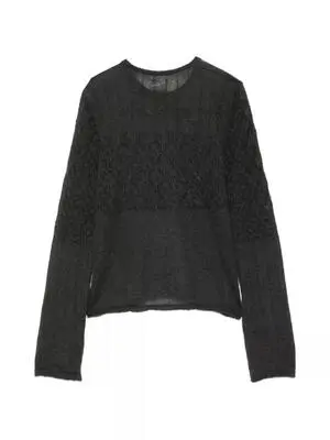 Dries Van Noten 2000s Lace-knit Sweater