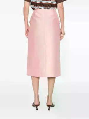 Stine Goya Button-fastening Pencil Midi Skirt