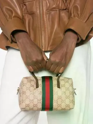 Gucci Boston Gg Supreme Mini Bag