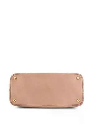 Prada Saffiano Leather Medium Tote Bag - Neutrals