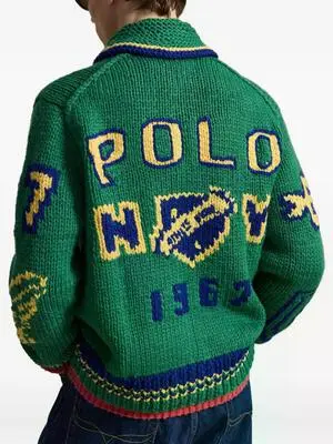 Polo Ralph Lauren Varsity-inspired Wool Full-zip Jumper