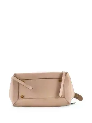 Celine Belt Bag Textured Leather Mini Shoulder Bag - Neutrals