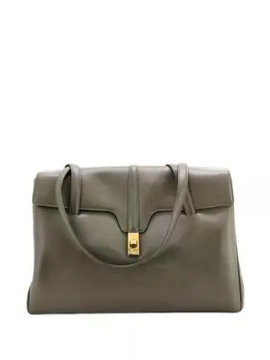 Celine Soft 16 Bag Smooth Calfskin Large Shoulder Bag - Green