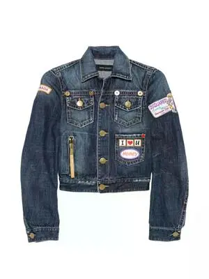 Dsquared2 Denim Jacket With Patch Details