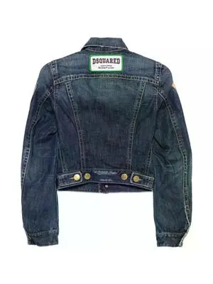 Dsquared2 Denim Jacket With Patch Details