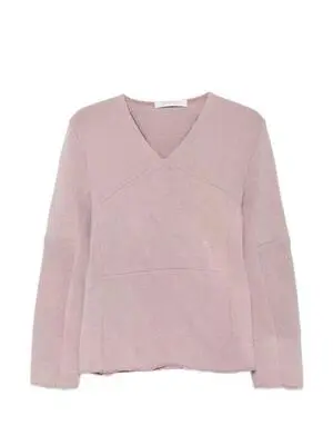 Miu Miu 2000s V-neck Panelled Sweater
