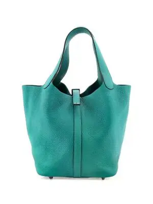 Hermès Picotin Lock Bag Clemence Mm Bucket Bag
