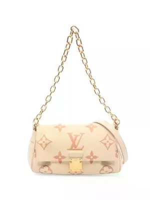 LOUIS VUITTON 2010s Monogram Empreinte Favorite Handbag - Neutrals
