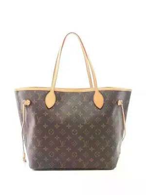 LOUIS VUITTON 2007 Monogram Neverfull Mm Tote Bag - Brown