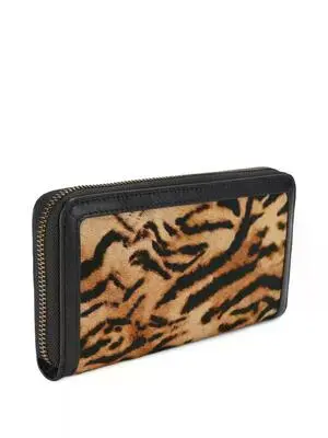Kurt Geiger Tiger-print Eagle-head Wallet