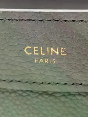 Celine 2000-2026 Nano Leather Luggage Tote Satchel