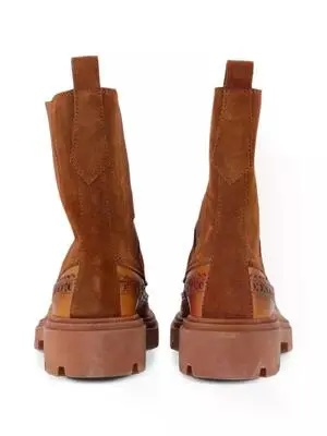 TOD'S Brogue-detail Chelsea Boots