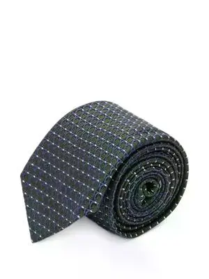 FERRAGAMO Pegasus Jacquard Tie - Blue