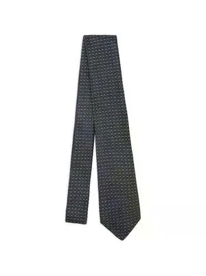 FERRAGAMO Pegasus Jacquard Neck Tie - Blue