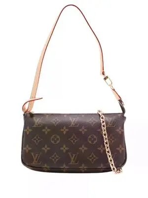 LOUIS VUITTON 2021-2026 Monogram Pochette Accessoires Shoulder Bag - Brown