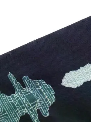 Hermès 2010s Wonderful Lanterns Scarf - Black