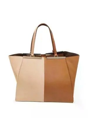 Fendi 3jours Calf Leather Tote Bag - Brown