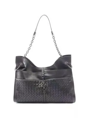 Bottega Veneta 2010s Intrecciato Shoulder Bag