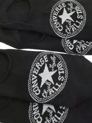 CONVERSE All Star Chuck Taylor Logo-embroidered Socks