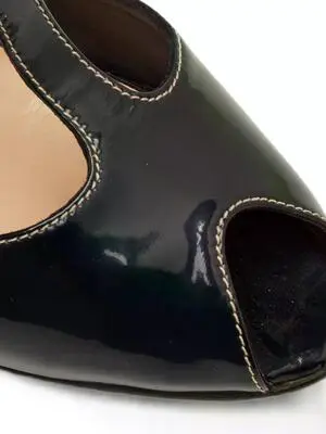 CHRISTIAN LOUBOUTIN T-strap Peep-toe Sandals