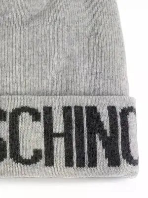 Moschino Logo-intarsia Beanie Hat