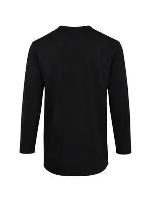 Yohji Yamamoto Graphic-print Side-slit T-shirt