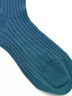 Maria La Rosa Ribbed-knit Knee-high Socks