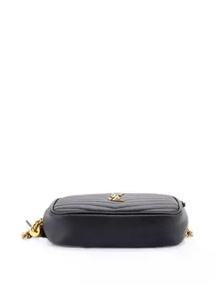 Saint Laurent Lou Camera Bag Matelasse Chevron Leather Mini Crossbody Bag