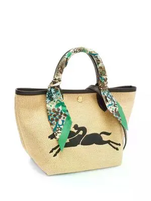 Longchamp Le Panier Pliage Basket Tote Bag