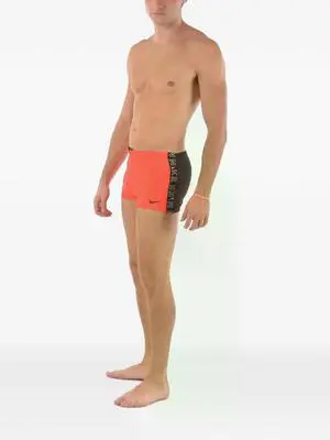 Nike Logo-print Side-band Swim Shorts