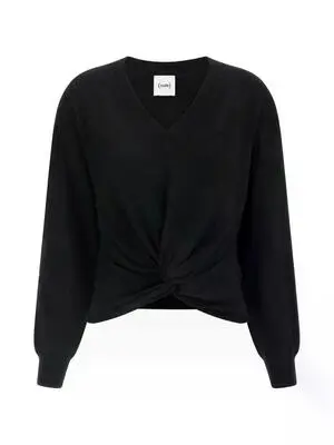 NUDE Knot-detail Sweater - Black