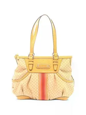 Celine 2000s Macadam Tote Bag - Neutrals