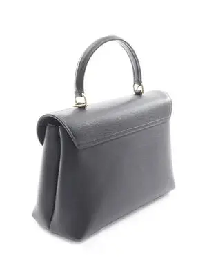 Celine Nino Triomphe Leather Tote Bag - Black