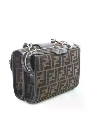 Fendi 2020s Double Baguette Shoulder Bag