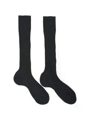 Maria La Rosa Ribbed-knit Socks - Blue