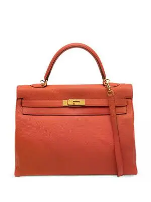 Hermès 2013 Kelly Retourne 35 Handbag - Orange