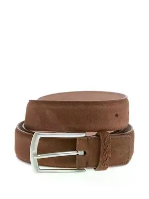 Zegna Suede Buckle-fastening Belt