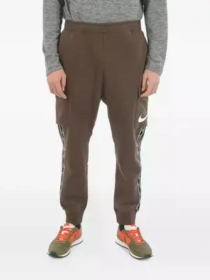 Nike Logo-stripe Cargo Pants - Brown