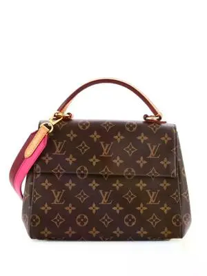 LOUIS VUITTON Cluny Top Handle Bag Monogram Canvas Bb Satchel - Brown