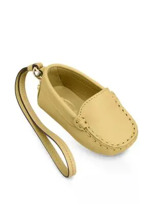 TOD'S Metal Dots Gommino Charm In Leather