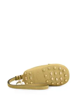 TOD'S Metal Dots Gommino Charm In Leather