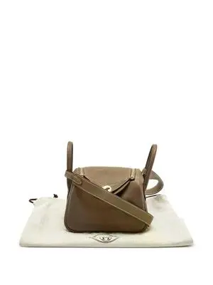 Hermès 2025 Mini Lindy Tote Bag - Grey