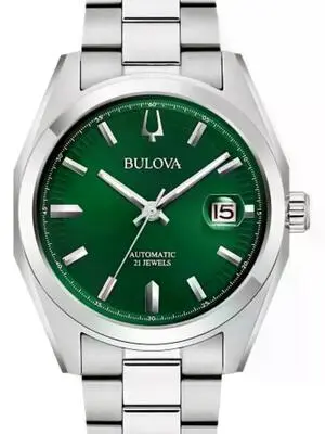 Bulova Surveyor 39mm Automatic Watch - Green