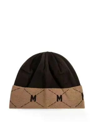 Moschino Logo-print Beanie Hat - Brown