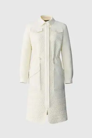 Mackage Naolin Long Down Coat With Chevron Quilt